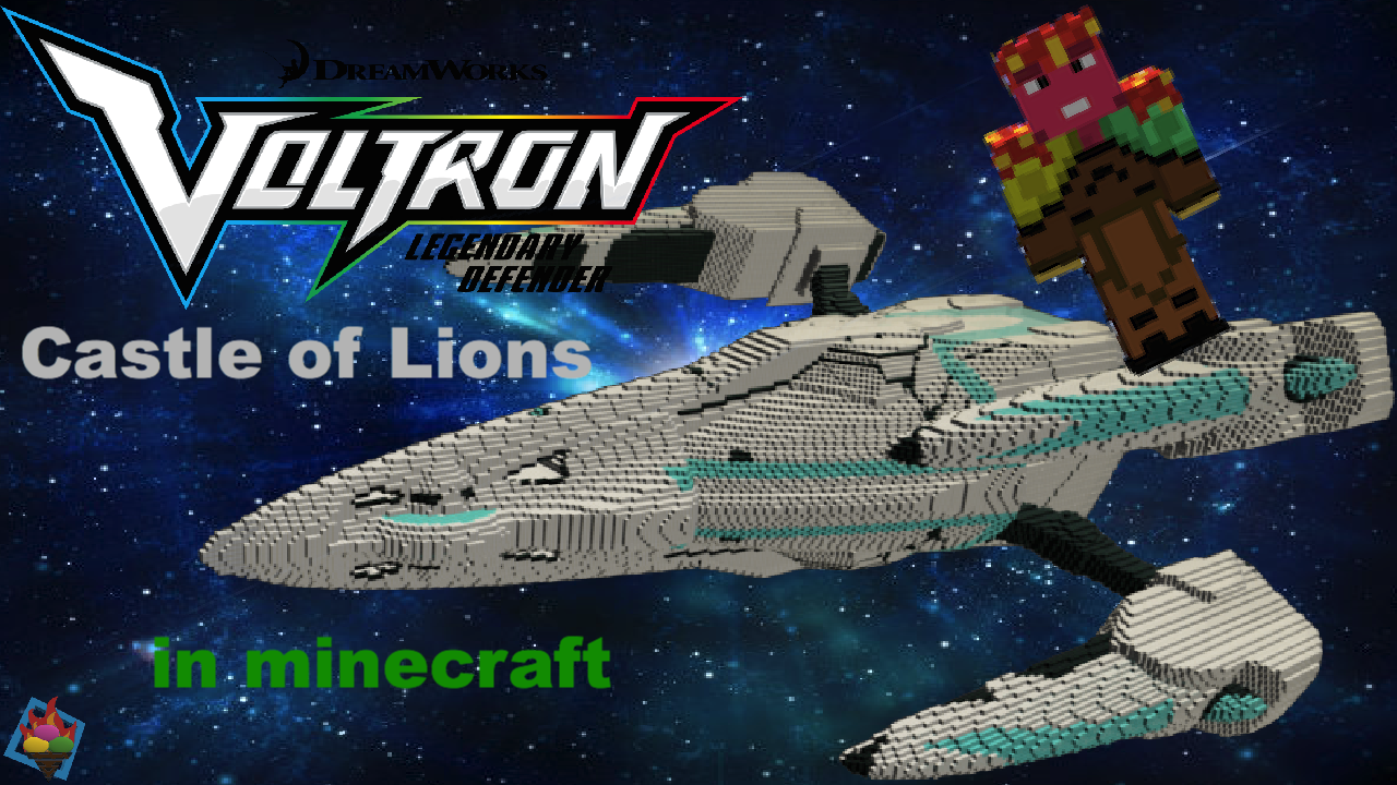 Voltron Castle of Lions-spaceship mode 1.13 Minecraft Map