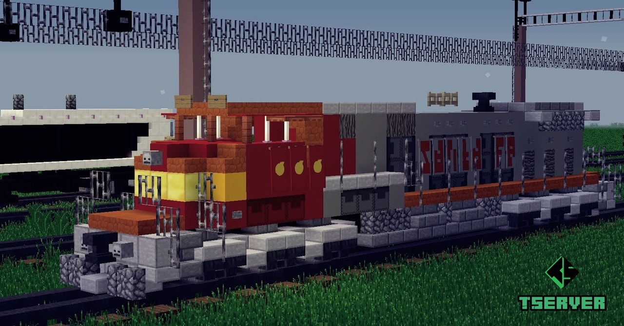 Diesel locomotive GE C44-9W Minecraft Map