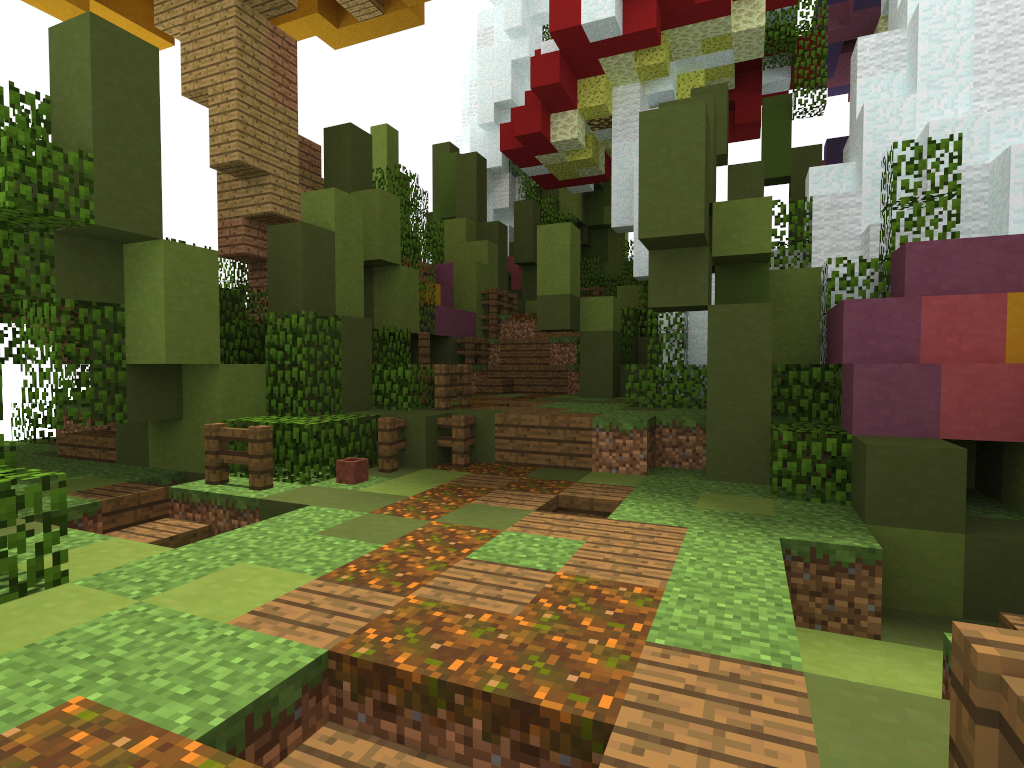 Mythical Fantasy Mushroom Forest Plot [32x32] Minecraft Map