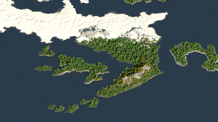 Little RPG world - 8000х8000 Minecraft Map