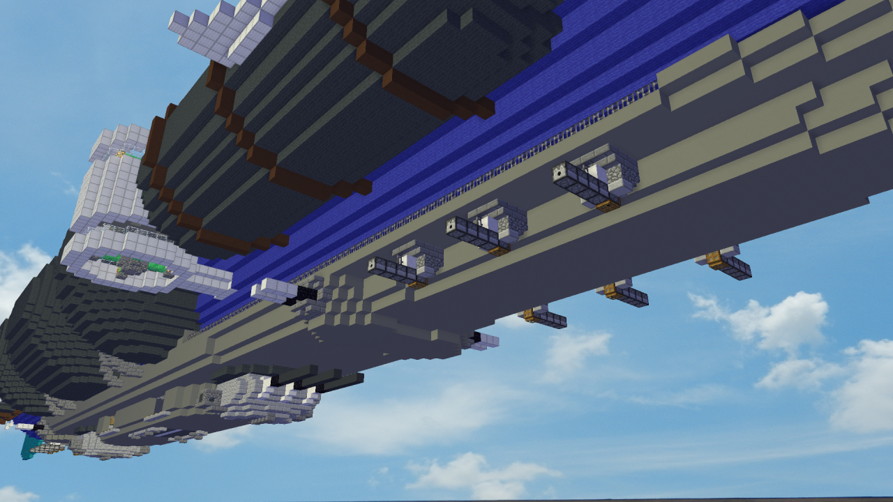 UCS "Paris" Class Battleairship - Version 2 Minecraft Map