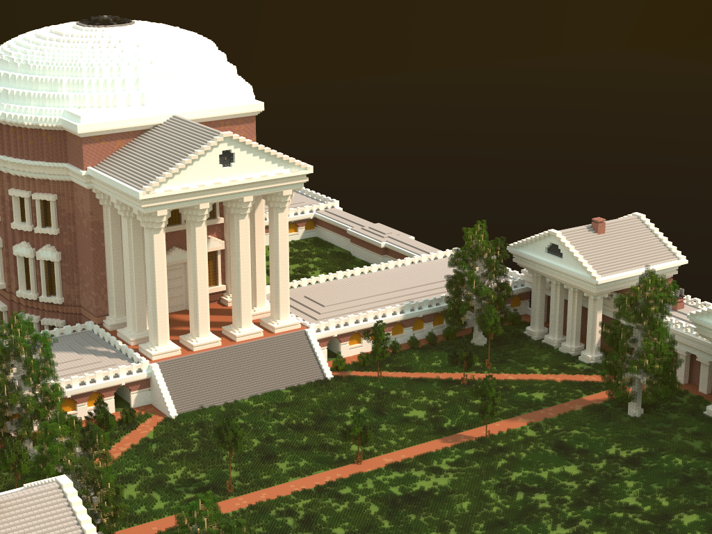 University of Virginia - Palladian Architecture Minecraft Map