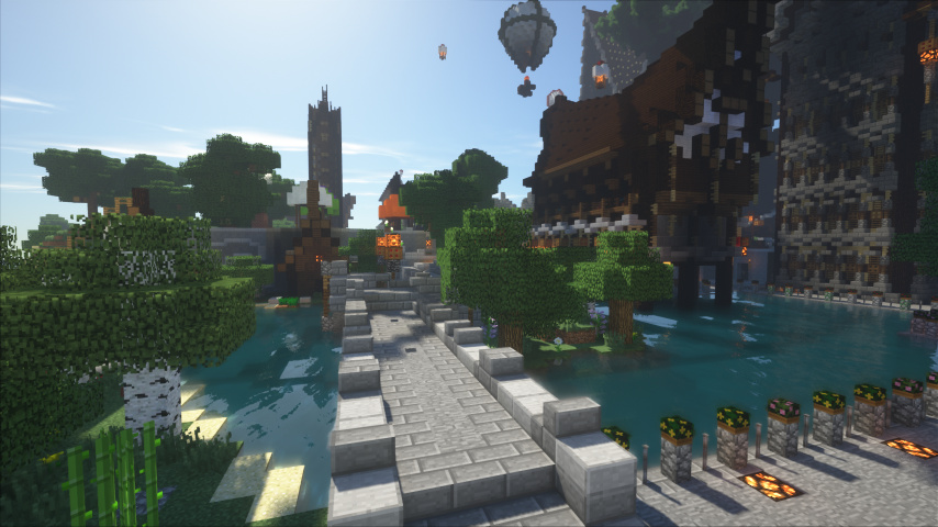 Folw Villiage | blossom Minecraft Map