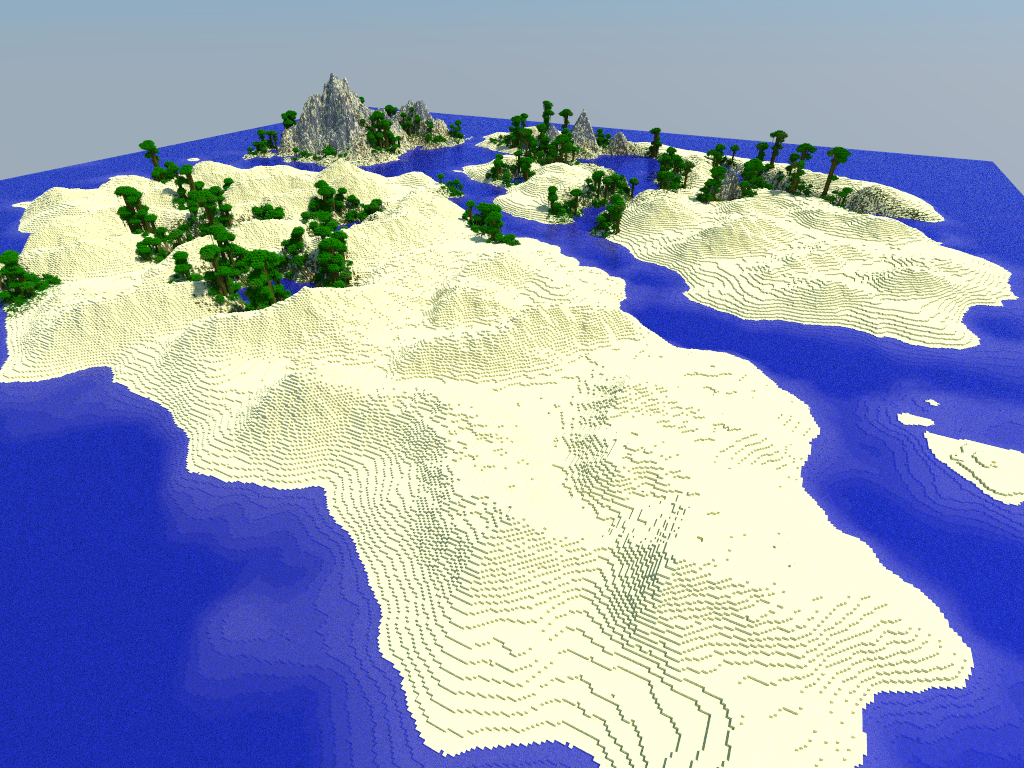 Desolate land ( dowland ) Minecraft Map