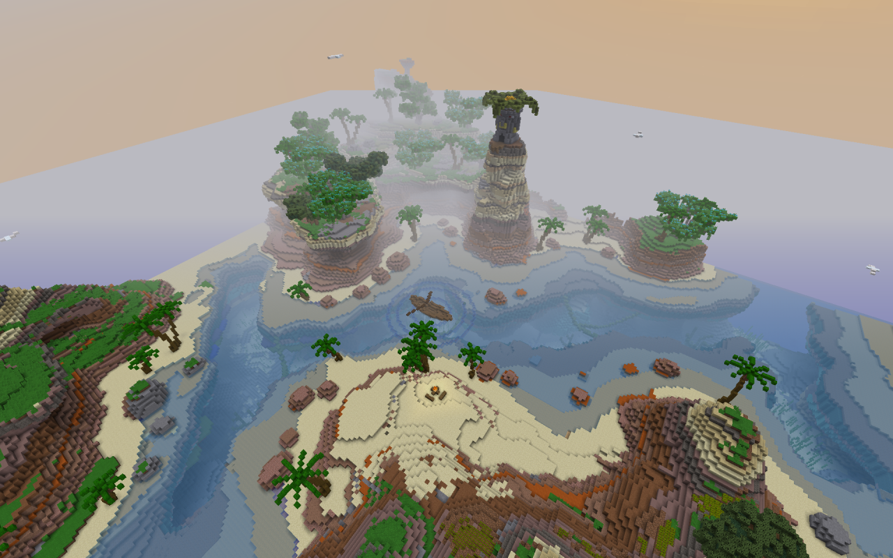 Tribal Coast - Plot Build Minecraft Map