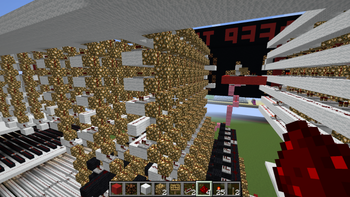 HOW TO: build a 7-segment display [Minecraft, fast&compact] Minecraft Map