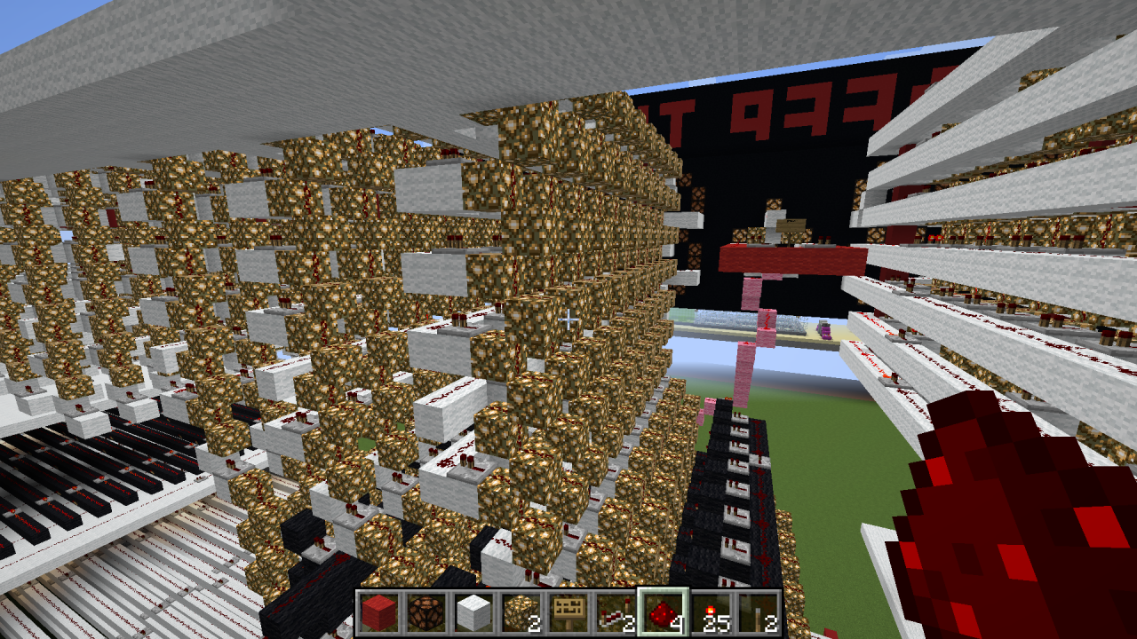 HOW TO: build a 7-segment display [Minecraft, fast&compact] Minecraft Map