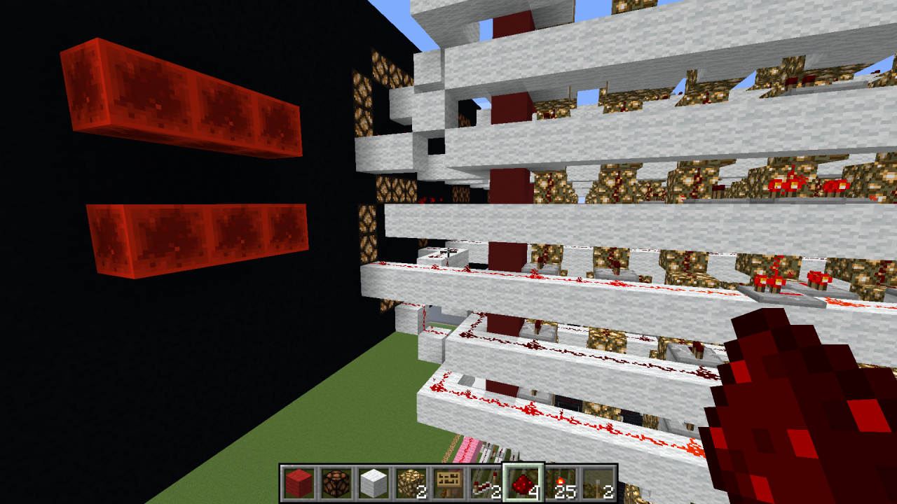 HOW TO: build a 7-segment display [Minecraft, fast&compact] Minecraft Map