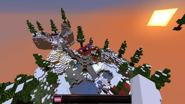 Christmas skywars lobby - in progress Minecraft Map