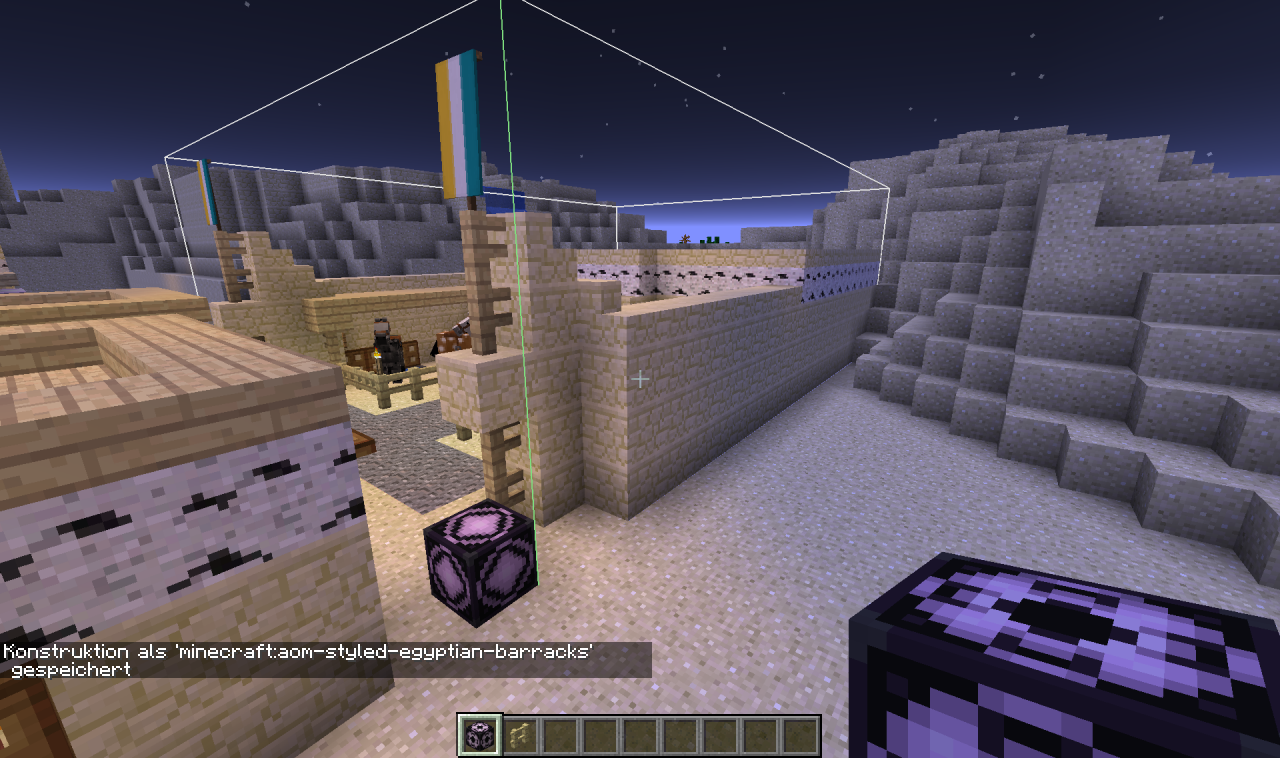Egyptian (small) barracks in AoM style Minecraft Map