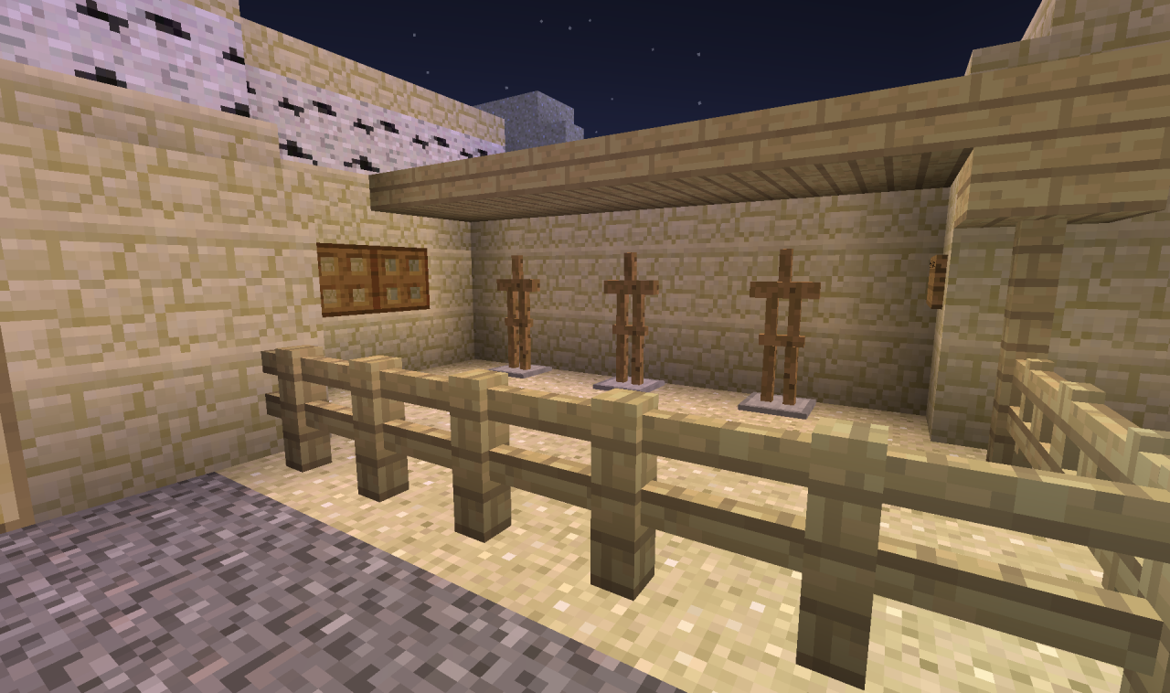 Egyptian (small) barracks in AoM style Minecraft Map
