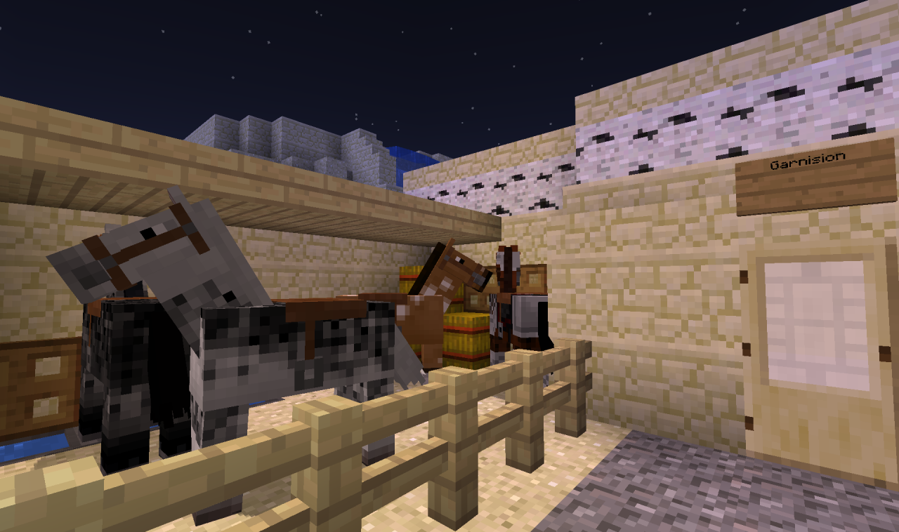 Egyptian (small) barracks in AoM style Minecraft Map