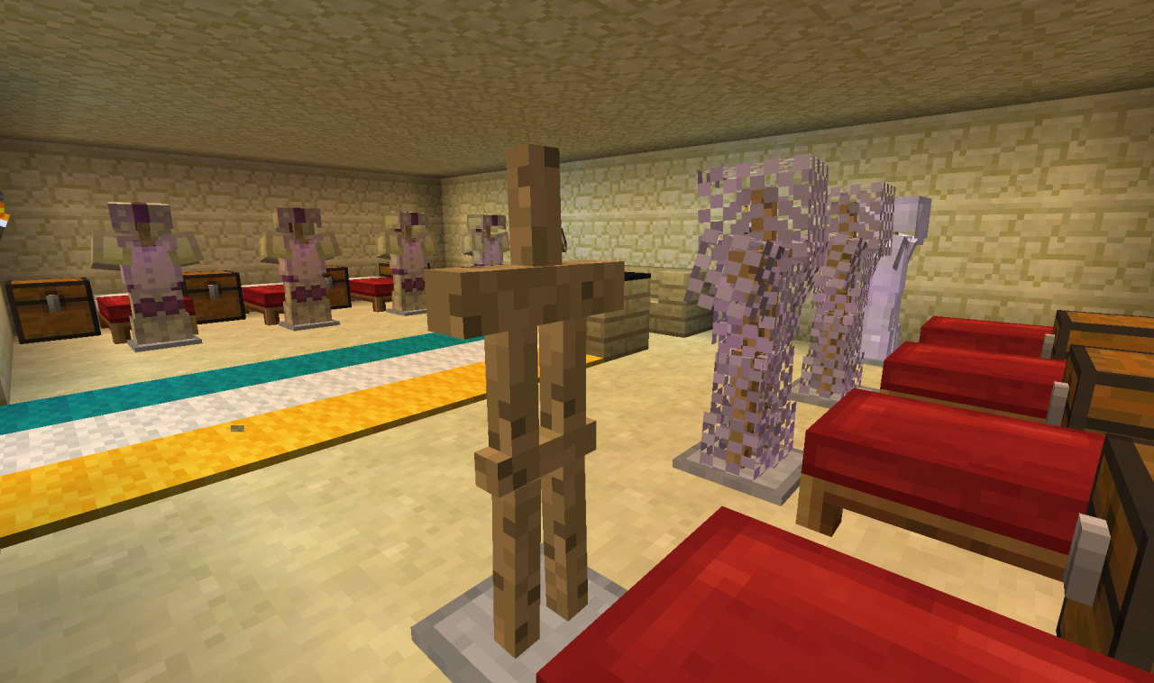 Egyptian (small) barracks in AoM style Minecraft Map