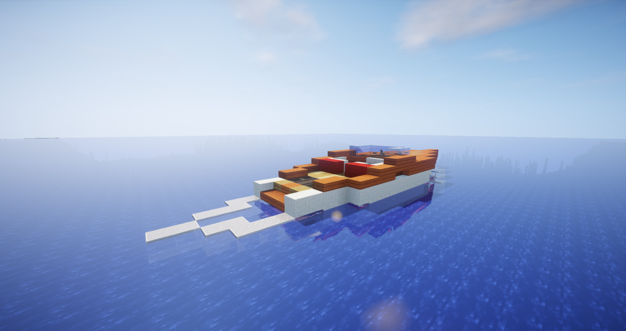 v12 Italian Speed Boat Minecraft Map