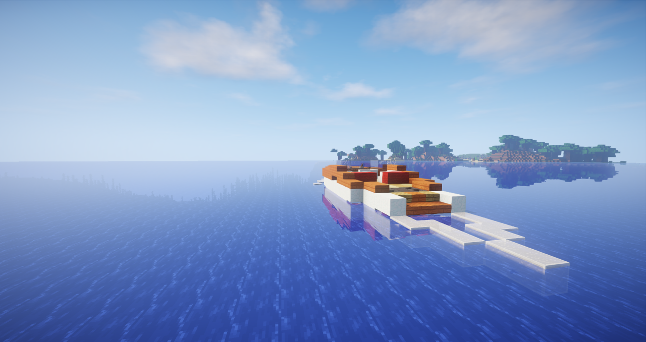 v12 Italian Speed Boat Minecraft Map