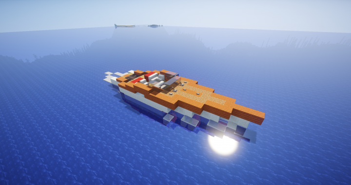 v12 Italian Speed Boat Minecraft Map
