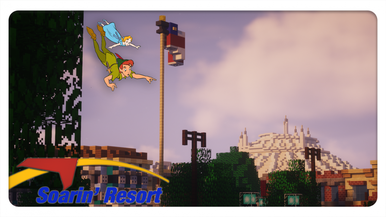 Disneyland Soarin' Resort Minecraft Map