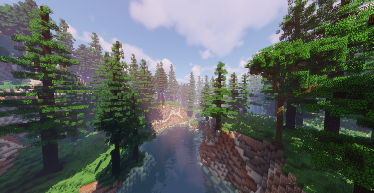 Taiga Spaces - [worldpainter] Minecraft Map