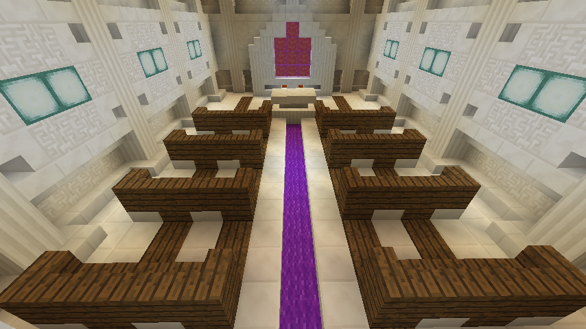 White Goddess temple Minecraft Map