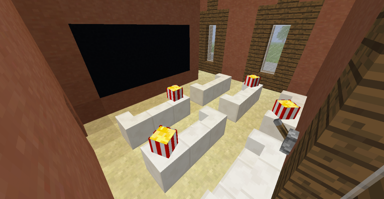 Mansion with Pool Minecraft Map