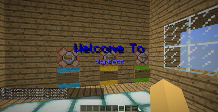 sky mess Minecraft Map