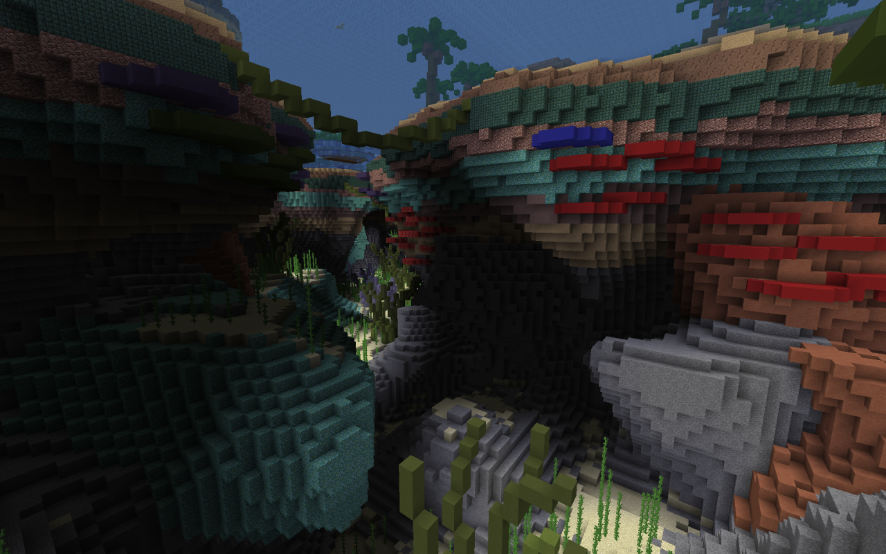 Tribal Coast - Plot Build Minecraft Map