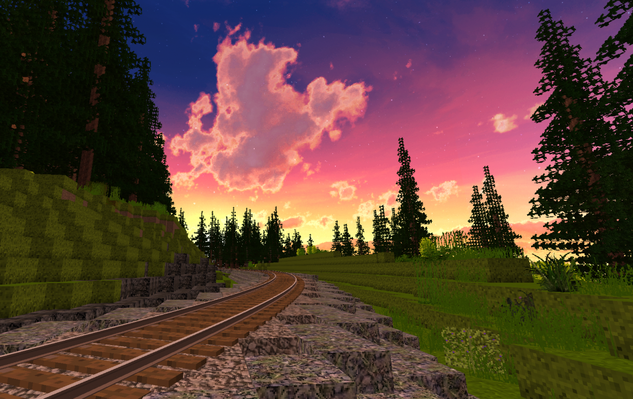 RTM: Railway line Karlovy Vary - Johanngeorgenstadt 2019 Minecraft Map