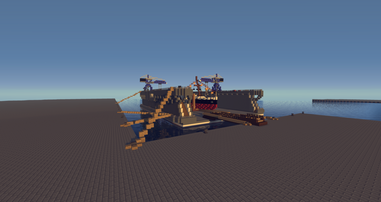 Shipyard and engine factory Holland Minecraft Map
