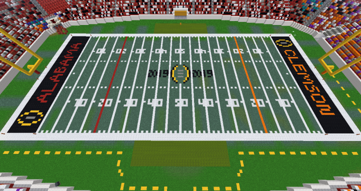 2019 National College Football Championship Minecraft Map