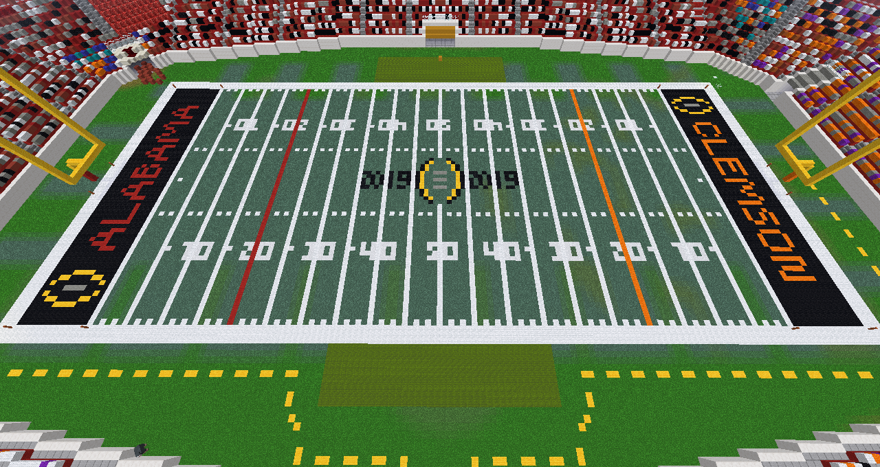 2019 National College Football Championship Minecraft Map