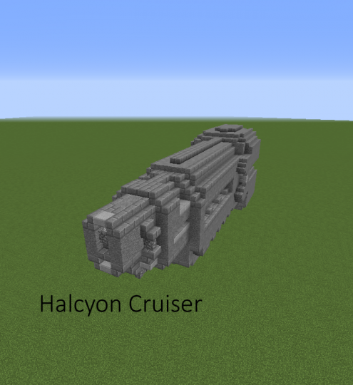 Halo Ships 1:40 scale Minecraft Map