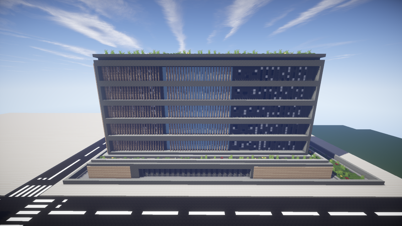Aleat Apartment Building - Larkitekt Minecraft Map