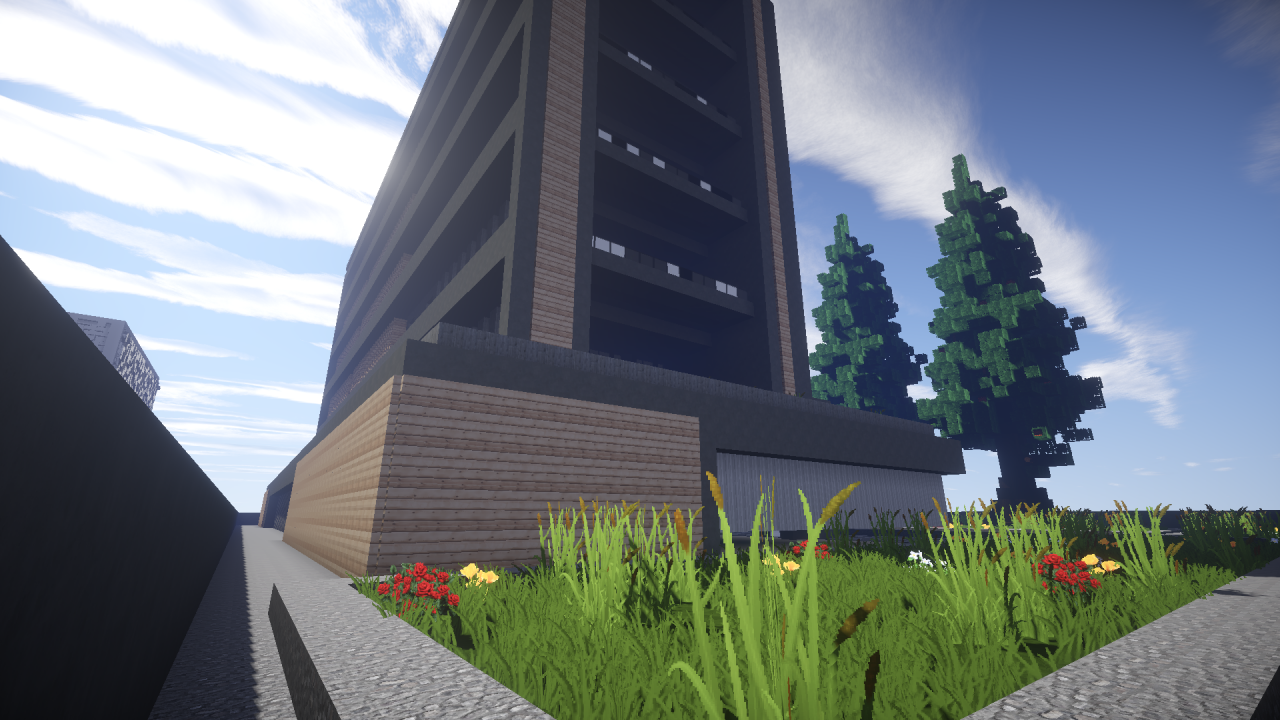 Aleat Apartment Building - Larkitekt Minecraft Map