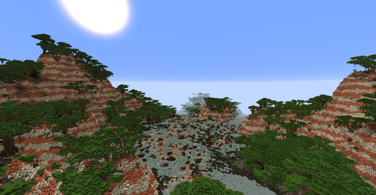 High Jungle Canopy, Tree Set Minecraft Map
