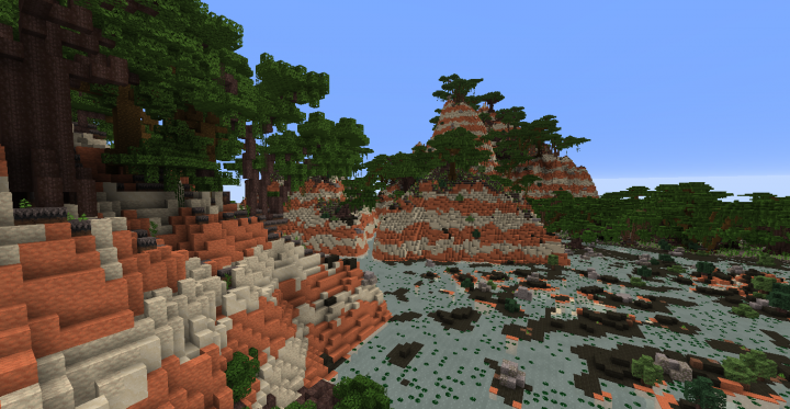 High Jungle Canopy, Tree Set Minecraft Map