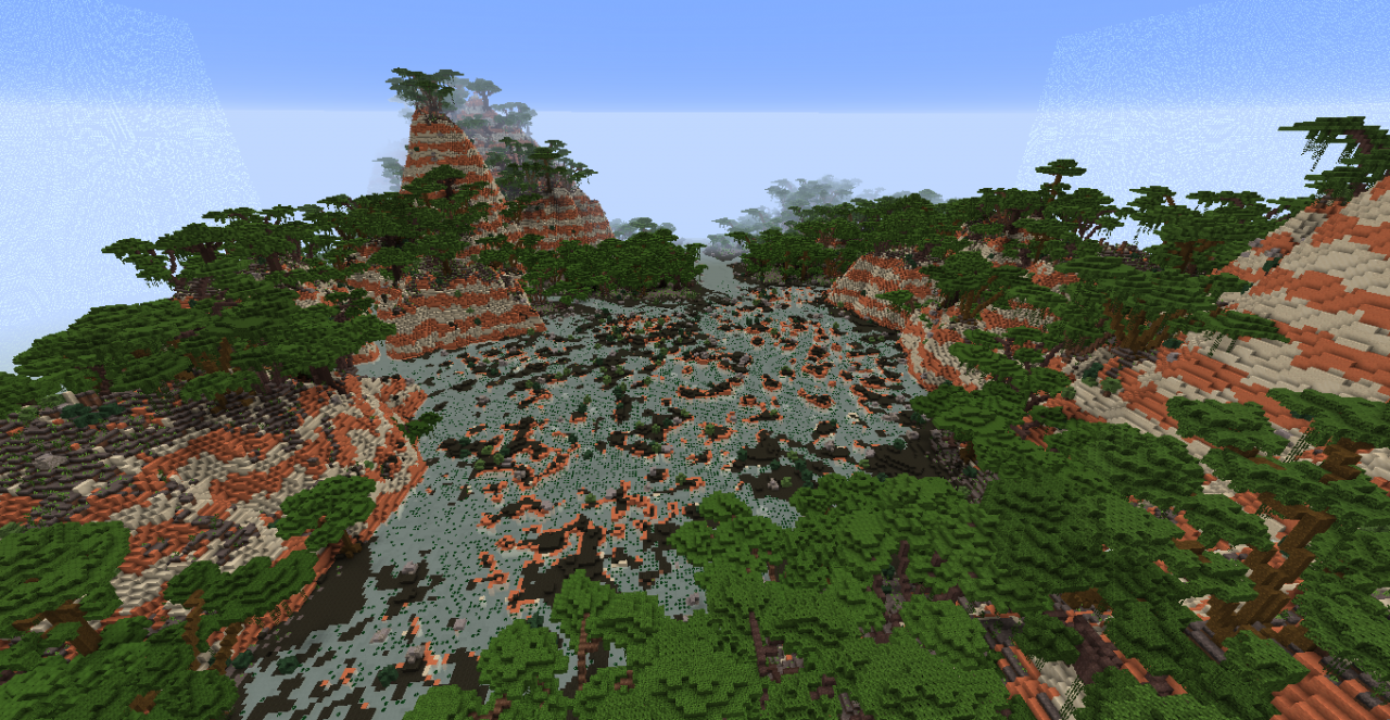 High Jungle Canopy, Tree Set Minecraft Map