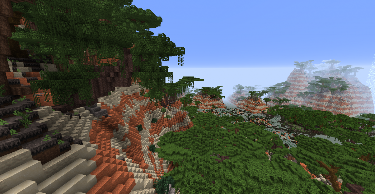 High Jungle Canopy, Tree Set Minecraft Map
