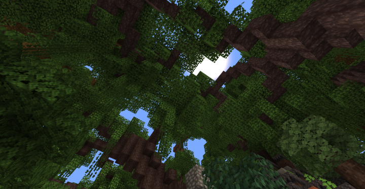 High Jungle Canopy, Tree Set Minecraft Map