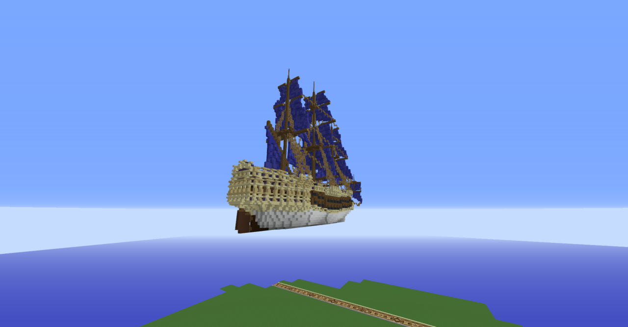 Galleon schematic Minecraft Map