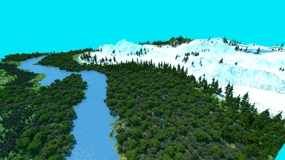 World Paiter Map landscape Minecraft Map