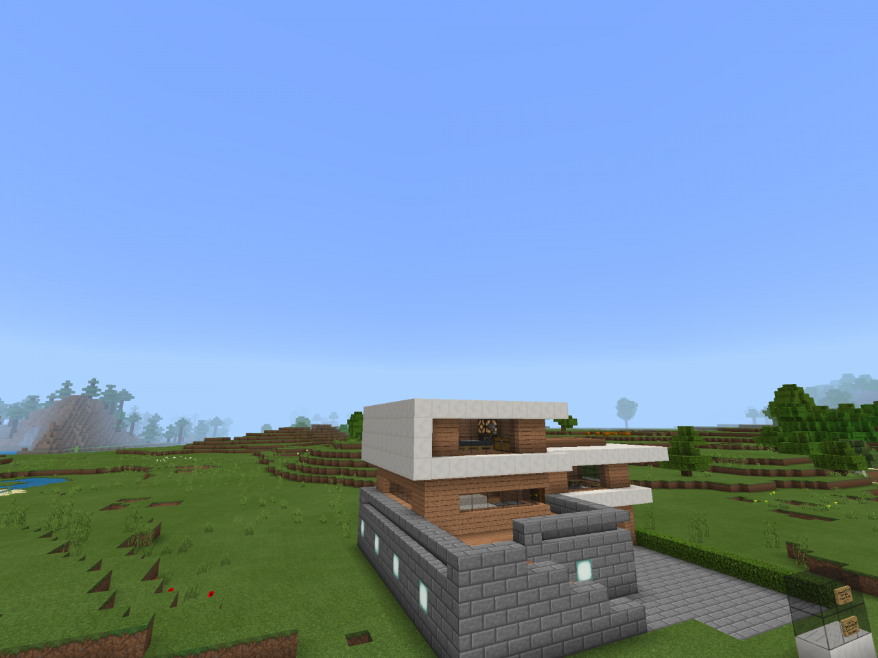 Modern House #1 -UPDATE (.mcworld download) Minecraft Map