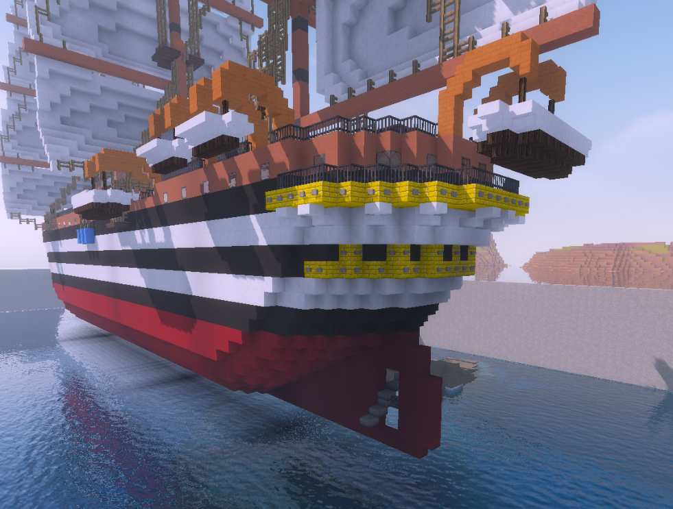 Italian Navy Tall Ship ''Amerigo Vespucci'' Minecraft Map
