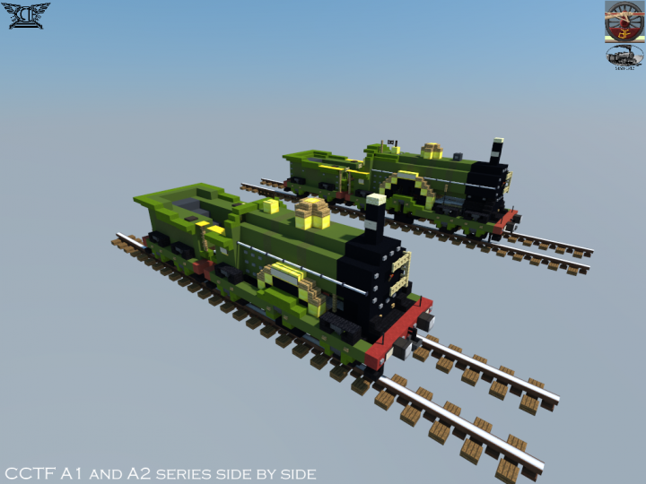 The Fictional A1 and A2 Series Steam Locomotives Minecraft Map