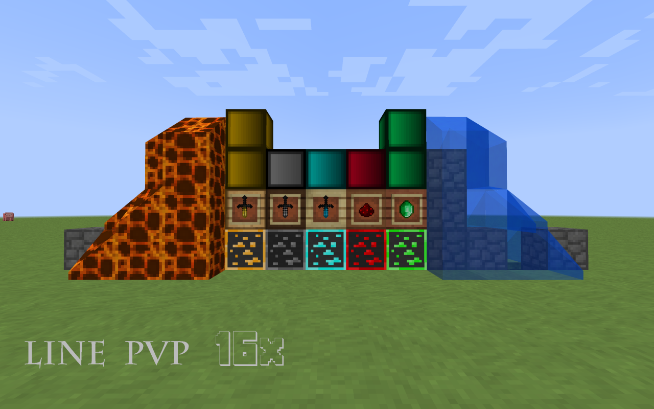 LİNE PVP HİGH FPS PACK Minecraft Texture Pack