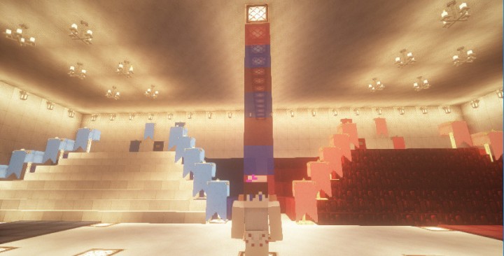 Gravity Fighter 2 -Light Pulse-(Custom npc X Advanced Lightsabers )(Modded PVP) Minecraft Map