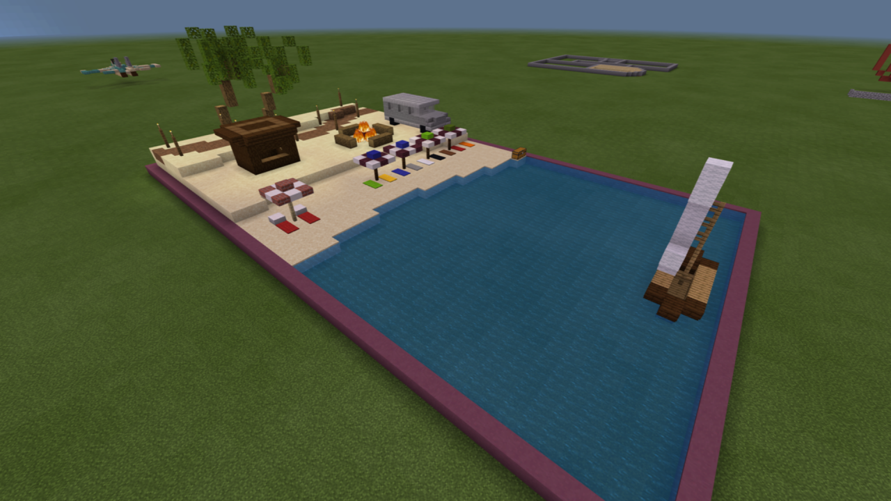 Beach scenery Minecraft Map