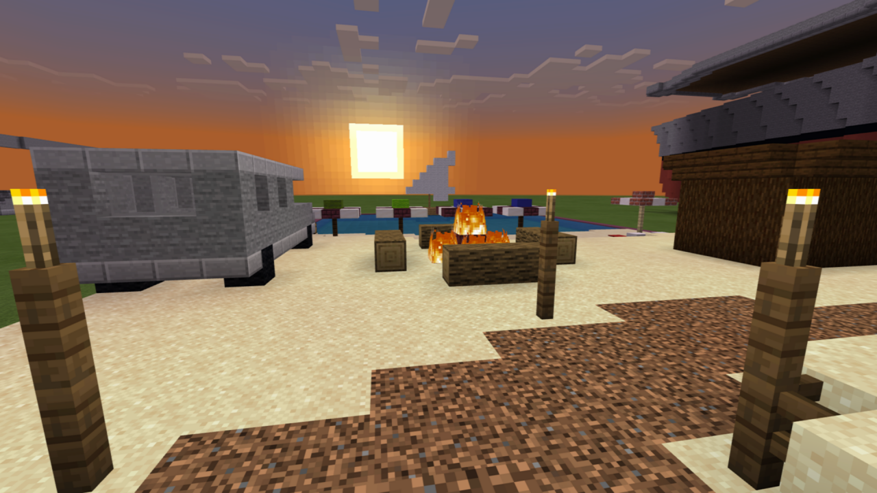 Beach scenery Minecraft Map
