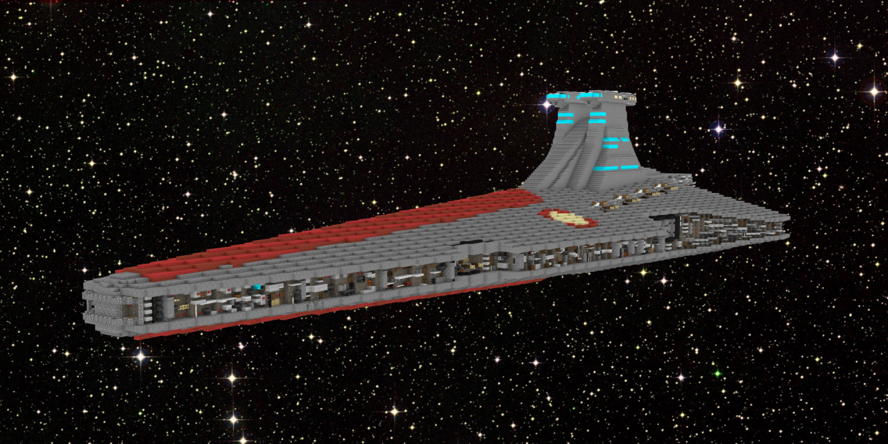 Venator-class Star Destroyer Minecraft Map