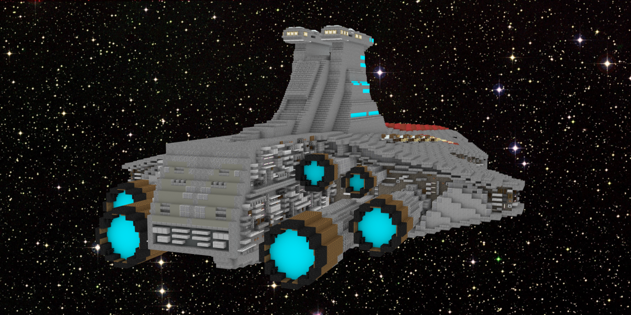 Venator-class Star Destroyer Minecraft Map