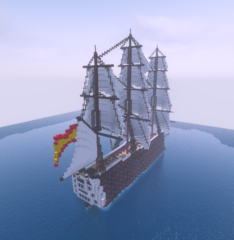 Spanish Ship of The Line Nuestra Señora de la Santísima Trinidad ...